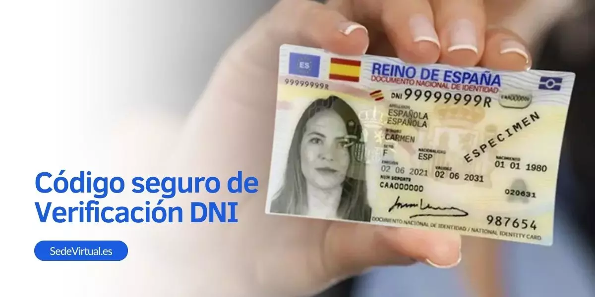 C digo Seguro De Verificaci n Del DNI CSV Qu Es Sede Virtual C digo Seguro De Verificaci n Del DNI CSV Qu Es Sede Virtual